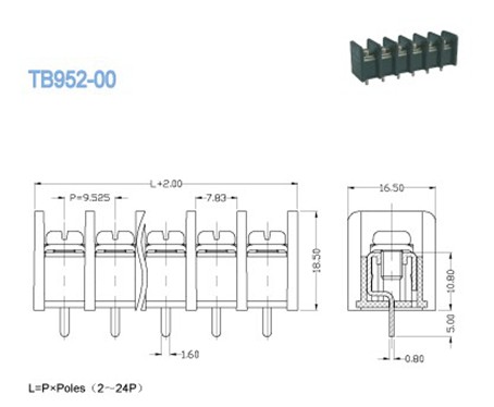 PCB Barrier Terminal Block