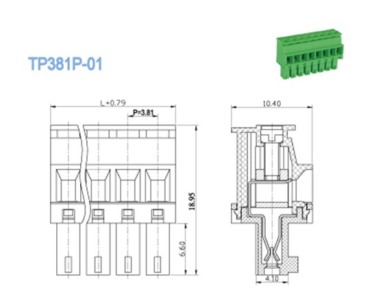 Female Sockets Pluggable Terminal Block Connector