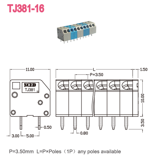 Spring Clamp Terminal Block Connector