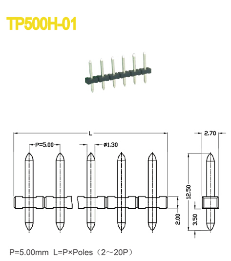 Electrical Connector Plug in Terminal Blocks / Terminal strip