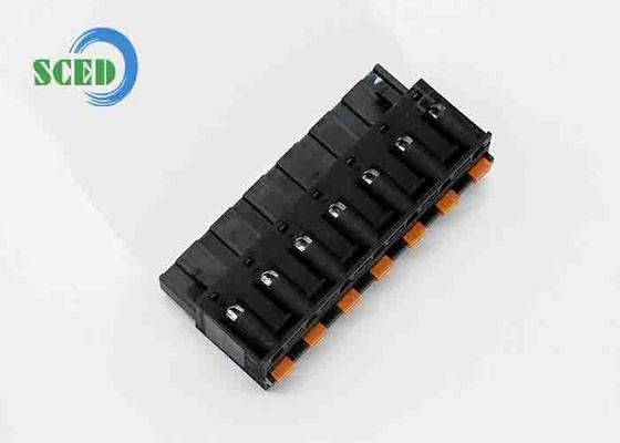 Black PA66 Female Pluggable Terminal Blocks Connectors Pitch 7.62mm ...