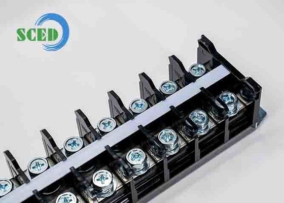 600V 101A Black PCB High Current Terminal Block For Server Site 26.00mm ...