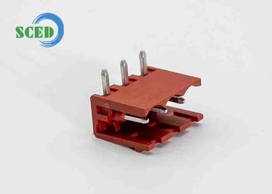 Pitch 5.00mm 300V 18A 2-22P Male Header PCB Pluggable Red Terminal ...