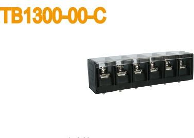 Plastic Cover High Voltage Terminal Block 40A M4 Screw Brass 13mm Power ...