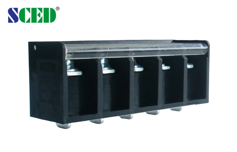 20mm Power Distribution Terminal Block Barrier Type With Plastic ...