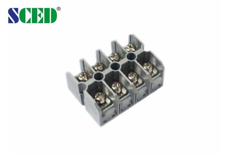 14.50mm Pitch Panel Feed Through High Current Terminal Block 4P Power ...