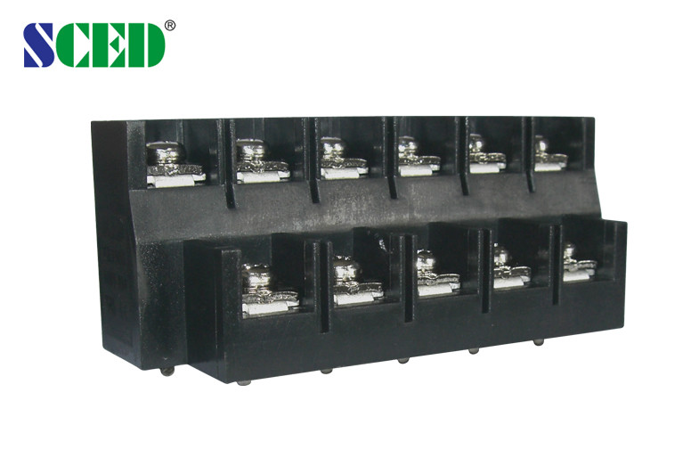 2 Rows Barrier Terminal Block American Type 600V/40A 11 Poles 13mm ...
