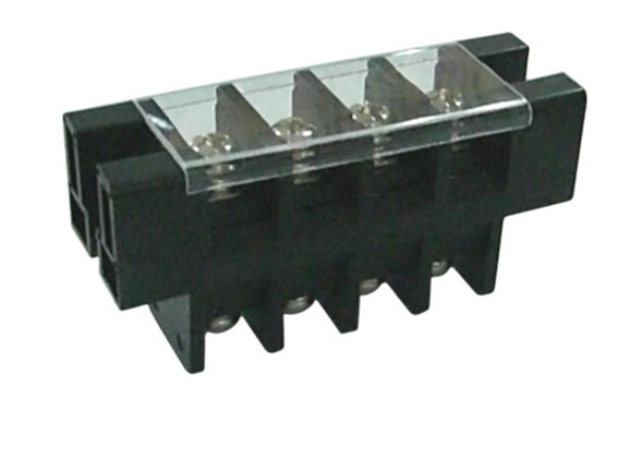 Feed Through 180A Panel Mount Terminal Block With Plastic Cover 21mm ...