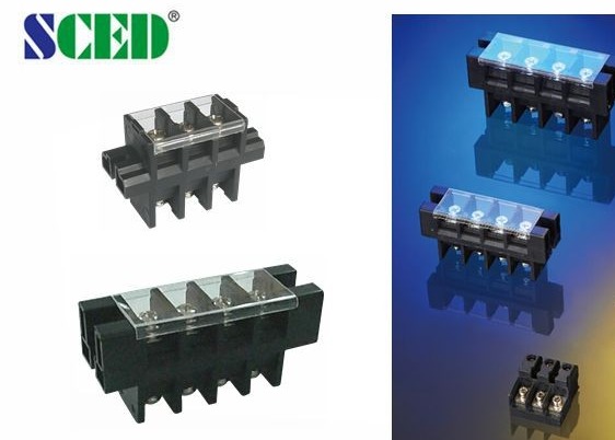 21mm Perforation Feed Through 180A Panel Mount Terminal Block With ...