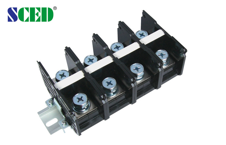 200A 600V High Current Rail Terminal Connectors , 24P Power Terminal ...