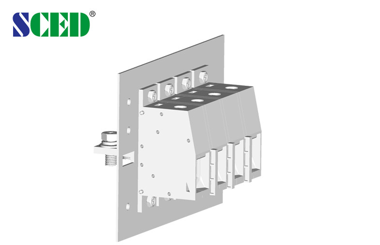 High Current Feed Through Panel Mount Terminal Blocks / PCB Wire Terminals