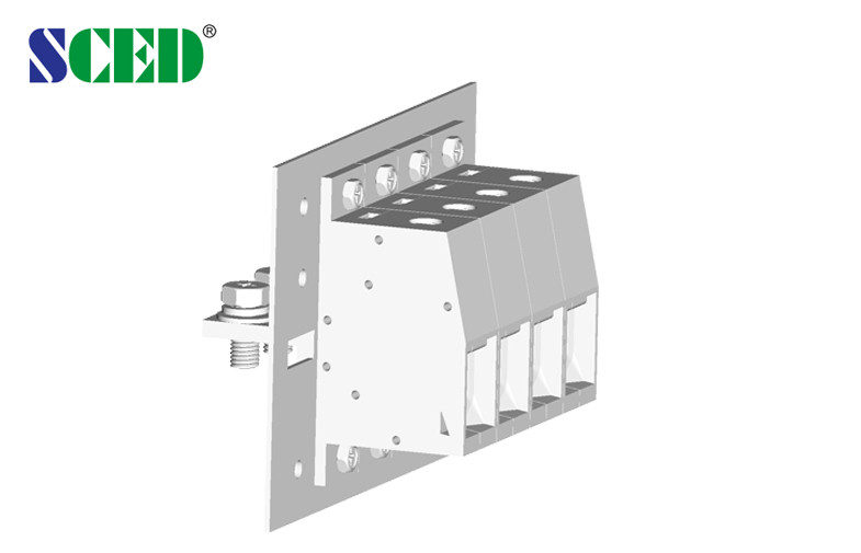 600V 285A Through Panel Terminal Blocks 30.00mm For Electric Lighting