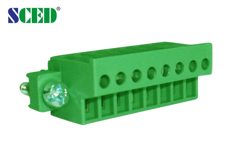 Plug - in Terminal Block Pitch 3.81mm 300V 8A 2P - 22P Plug Female Sockets