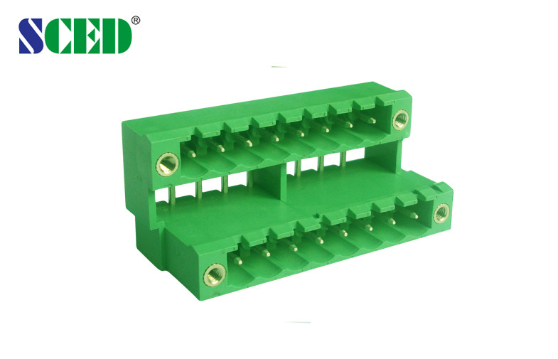 Plug - in Terminal Block Pitch 5.08mm 300V 18A 2 x 2P - 22 x 2P ...