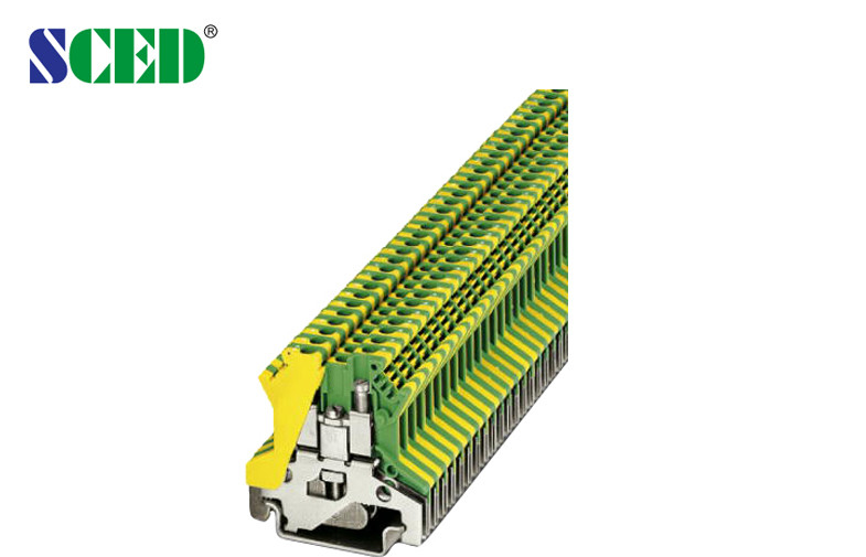 Double Decks 30 - 12 AWG 2.5mm2 Width 5.2mm Din Rail Terminal Blocks ...