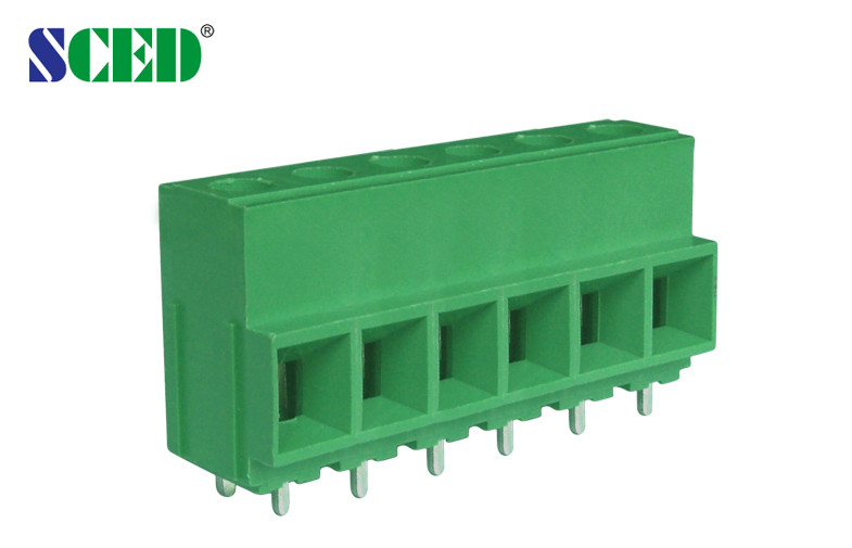 Pitch 5.08mm 7.62mm 10.16mm Screw Terminal Block din rail solder pin ...