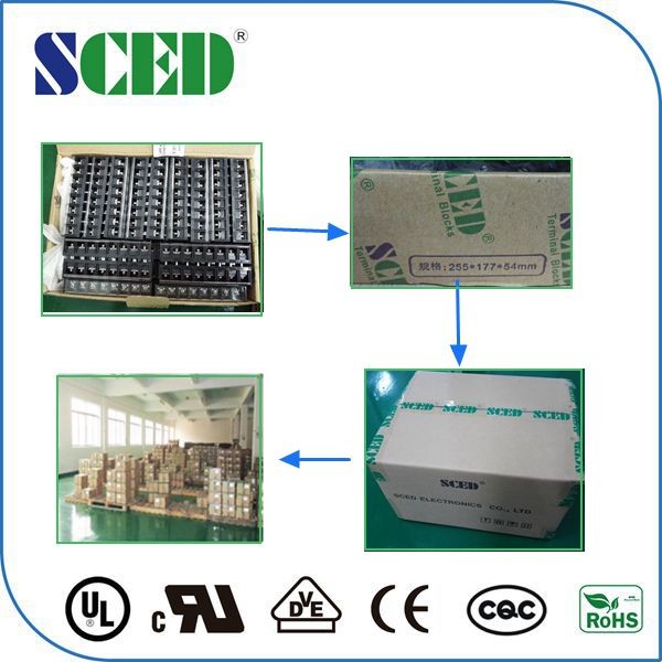 PCB Spring Terminal Block 5 AMP 16-22 AWG , PCB Screwless Terminal ...