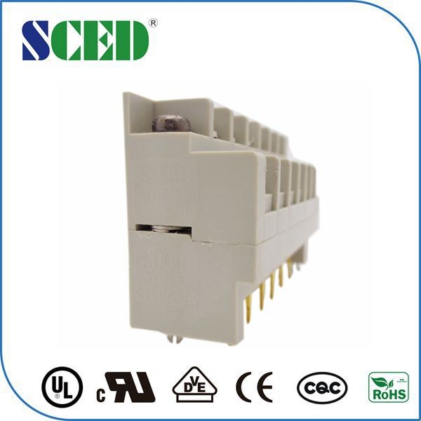 Fence Strips Grey Barrier Terminal Block Phosphor Bronze Terminal